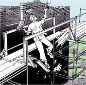 Falls in Construction/Fixed Scaffolds OSHA v-Tool for contractors